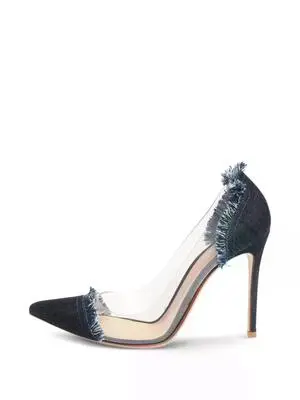 GIANVITO ROSSI Denim Pumps - Blue
