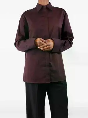 ISSUE TWELVE Stevie Cotton Shirt - Red
