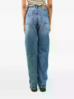 Ag High-rise Barrel-leg Jeans