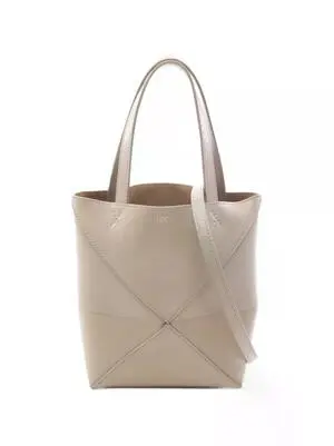 Loewe Mini Puzzle Fold Tote Bag - Neutrals