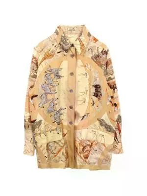 Hermès Tanzanie Silk Shirt - Neutrals