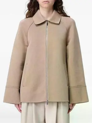 Max Mara Wide-sleeve Zip-up Jacket - Neutrals