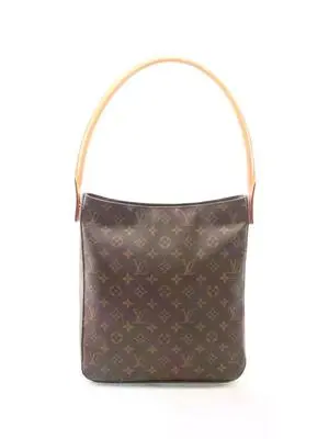 LOUIS VUITTON 2001 Gm Monogram Looping Shoulder Bag - Brown
