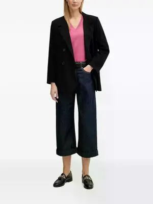 BENETTON V-neck Ribbed-trim Sweater