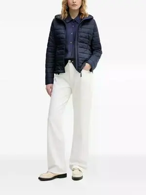 BENETTON Pinstripe Pattern Button-up Shirt