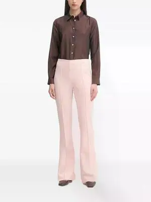 BENETTON Button-up Long-sleeve Shirt - Brown