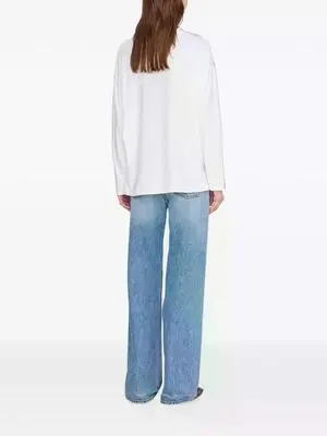 ANINE BING Logo-print Long-sleeve T-shirt