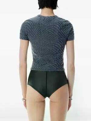 Alexander Wang Jacquard-logo T-shirt