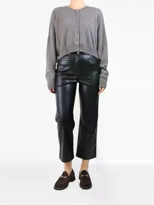 WYse Faux-leather Trousers