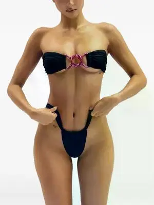 GOD SAVE QUEENS Kiss&ride Ring-detail Bikini Top