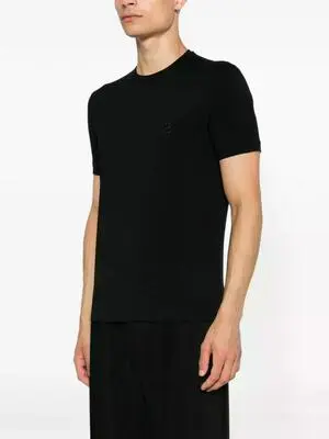 Giorgio Armani Logo-embroidered Short-sleeve T-shirt
