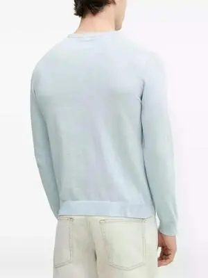 BENETTON Crew-neck Ribbed-trim Sweater