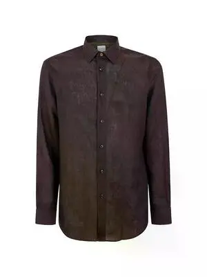 Paul Smith Button-down Long-sleeve Shirt - Brown