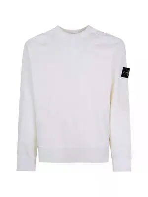 Stone Island Logo-patch Raglan-sleeve Sweatshirt