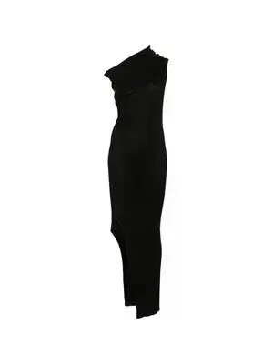 Rick Owens Athena One-shoulder Draped Dress