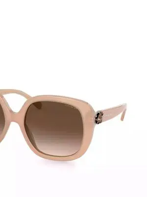COACH Square Frame Sunglasses - Neutrals