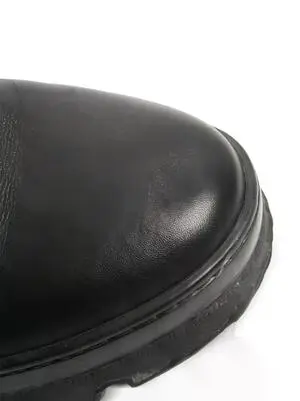 Legres Round-toe Leather Chelsea Boots