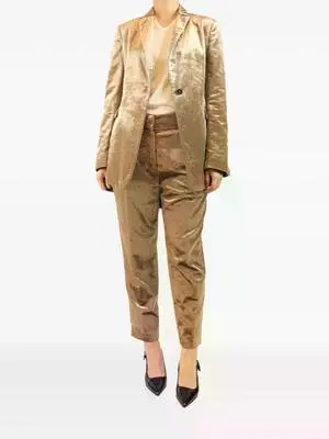 Brunello Cucinelli Velvet Belted Suit Set