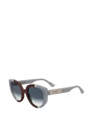 Moschino Full-rim Cat-eye Sunglasses - Brown