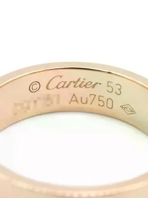 Cartier 18k Rose Gold Love Ring - Pink