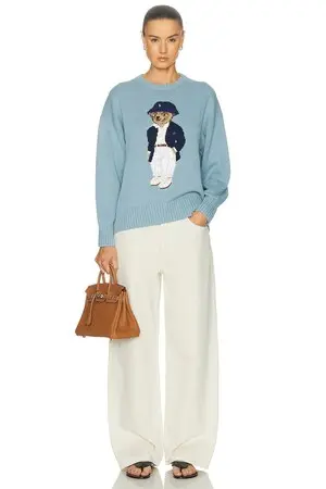 Polo Ralph Lauren Long Sleeve Graphic Crew Neck Sweater