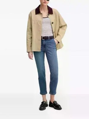 BENETTON Logo-patch Straight-leg Jeans