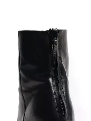 ISABEL MARANT VINTAGE Block-heel Leather Ankle Boots