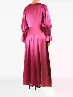 ROKSANDA V-neck Ruffled Midi Dress
