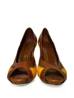 Alexander McQueen Color-block Cutout Pumps