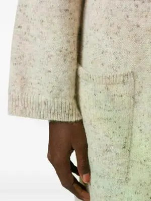 Fabiana Filippi Donegal Belted V-neck Cardigan - Neutrals