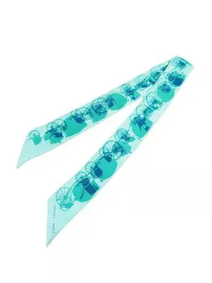 Hermès 2000-2026 Rayons X Carriage Silk Twilly Scarf Scarves