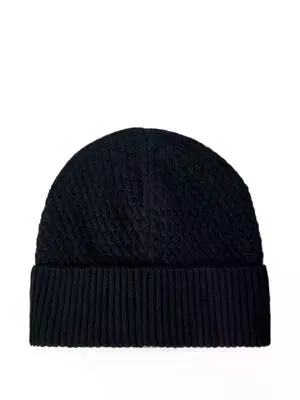 Moncler Ribbed-knit Logo Patch Beanie
