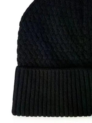 Moncler Ribbed-knit Logo Patch Beanie