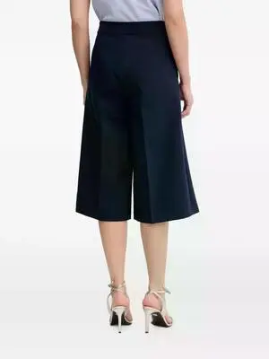 BENETTON Pleated Shorts With Decorative Buttons