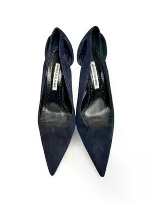 Manolo Blahnik Cut-out Pointed-toe Pumps