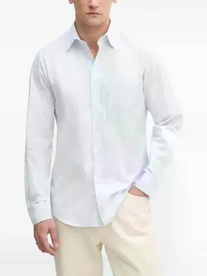 BENETTON Striped Chest-pocket Shirt - White