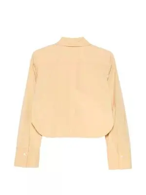Liviana Conti Cropped Long-sleeve Shirt