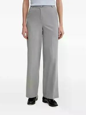 BENETTON Pressed-crease Trousers - Grey