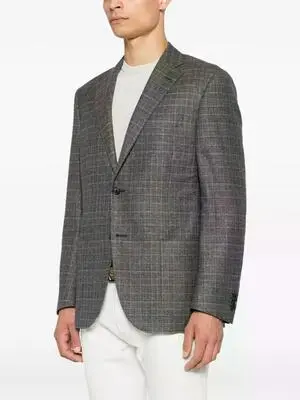 Corneliani Check-pattern Single-breasted Blazer