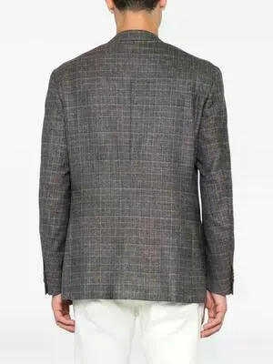 Corneliani Check-pattern Single-breasted Blazer