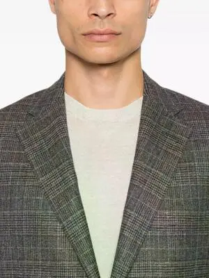 Corneliani Check-pattern Single-breasted Blazer