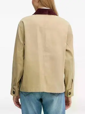 BENETTON Corduroy Collar Button-down Jacket