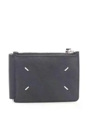 MAISON MARGIELA Bi-fold Leather Wallet - Black