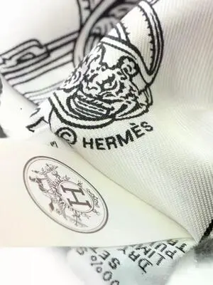 Hermès Brides De Gala En Fleurs Twilly Scarf