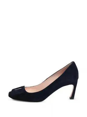 ROGER VIVIER Trompette Suede Pumps