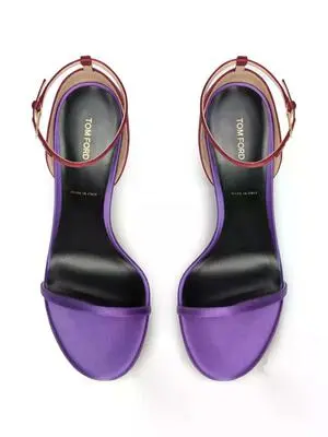 TOM FORD Buckle-fastening Stiletto-heel Sandals - Red