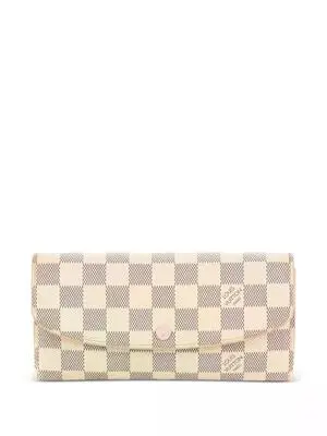 LOUIS VUITTON Emilie Damier Azur Wallet - Neutrals
