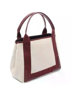 Balenciaga Navy Cabas Tote Bag - Neutrals