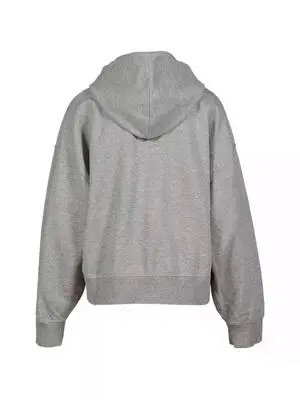 GANNI Logo-print Zip-up Hoodie