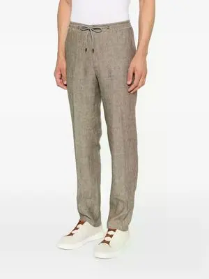Corneliani Straight-leg Trousers With Drawstring Waist